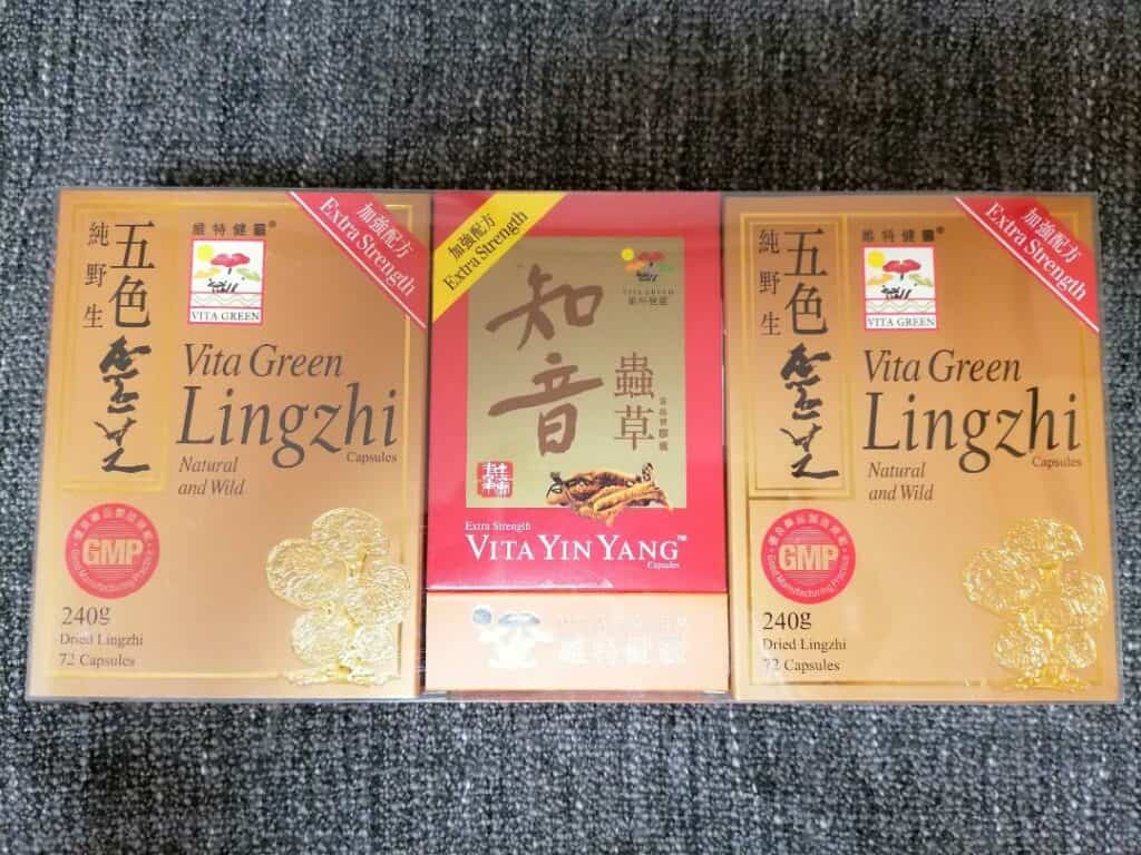 Vita Green維特健靈 | 五色靈芝72粒 + 知音蟲草加強 - Dr Mall